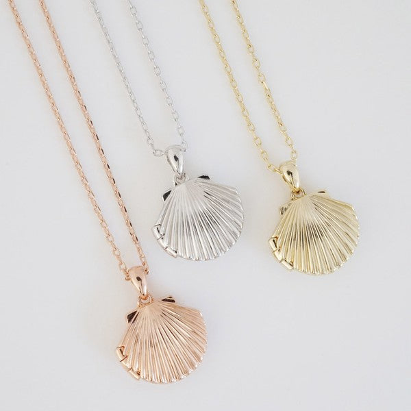 Shell Locket Necklace – Myla Boutique